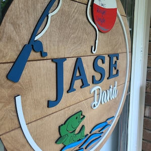 Fishing Baby Hospital Announcement, Fishing Baby Name Sign - Etsy