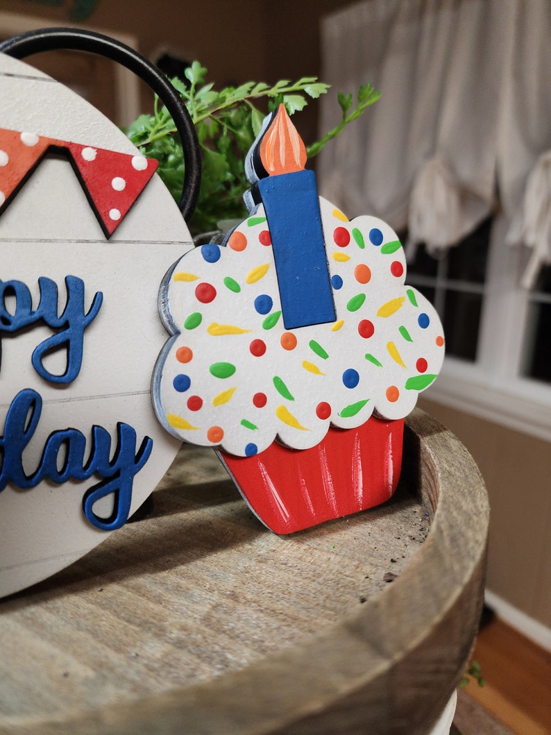Birthday Tier Tray Decor - Etsy