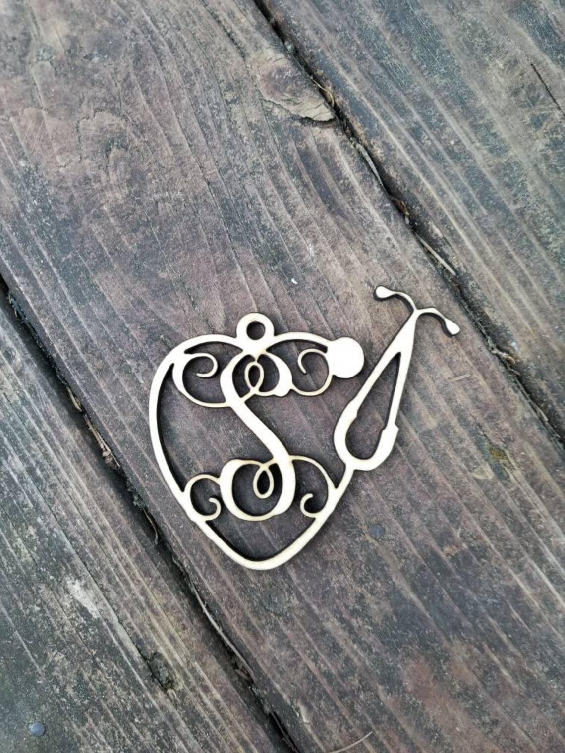 Nurse Monogram Ornament Nurse Monogram Car Charm - Etsy