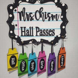 Teacher Hall Pass Sign - Etsy