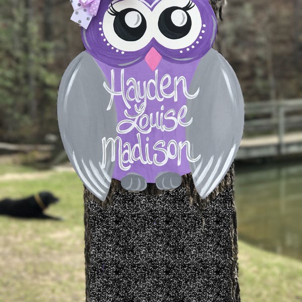 Owl Door Hanger - Etsy