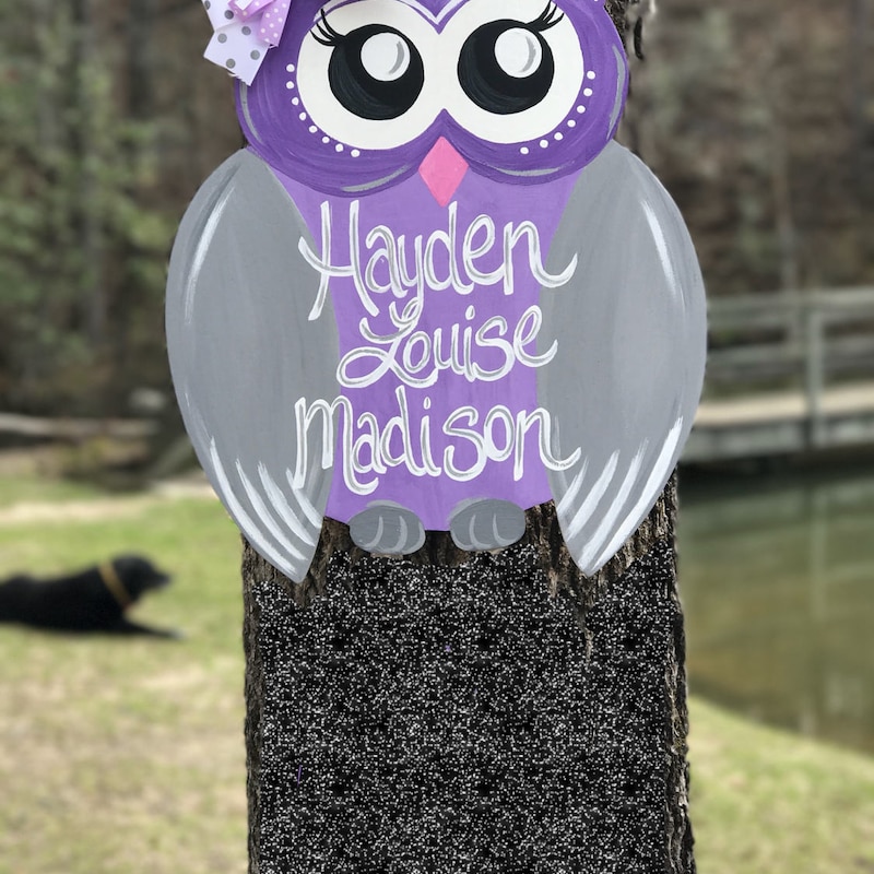 Owl Door Hanger - Etsy