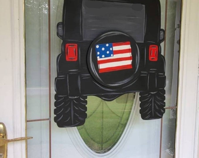Handmade Interchangeable Jeep Welcome Door Hanger - Etsy