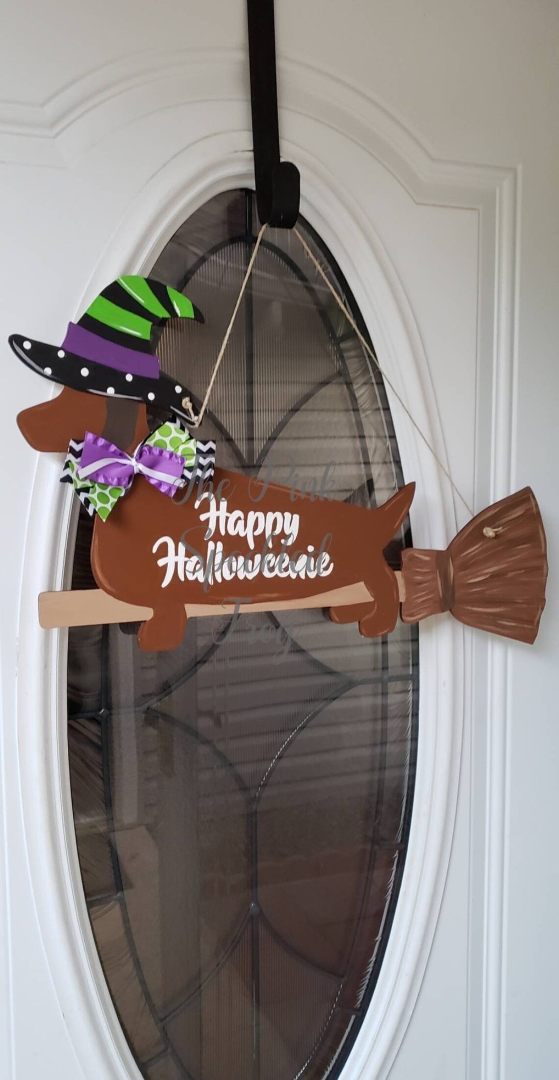Happy Halloweenie Door Hanger - Etsy