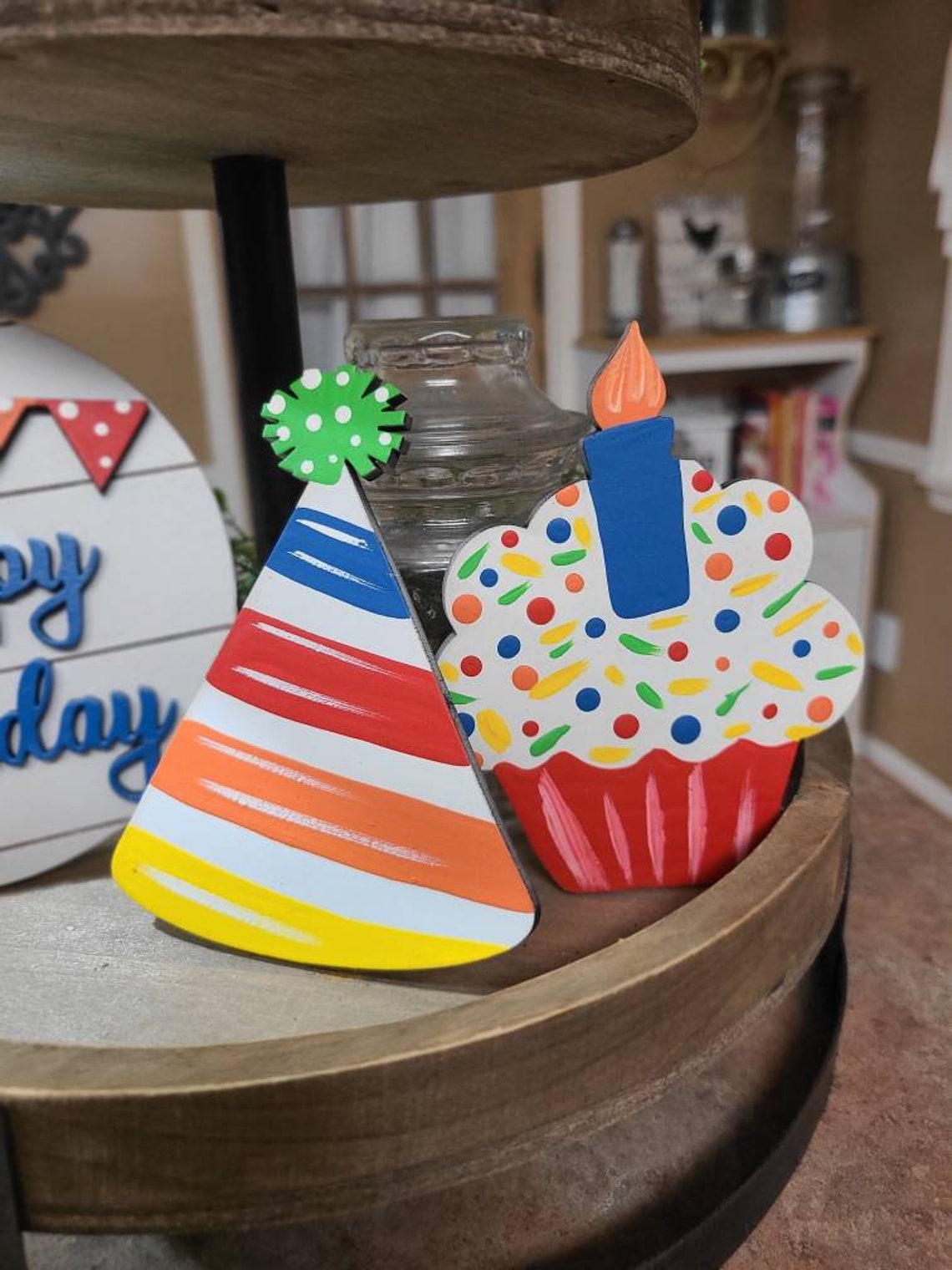 Birthday Tier Tray Decor - Etsy