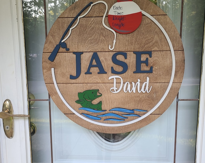 Crawl, Walk, Fish Room Decor Fishing Themed Baby Room Fishing Sign Baby ...