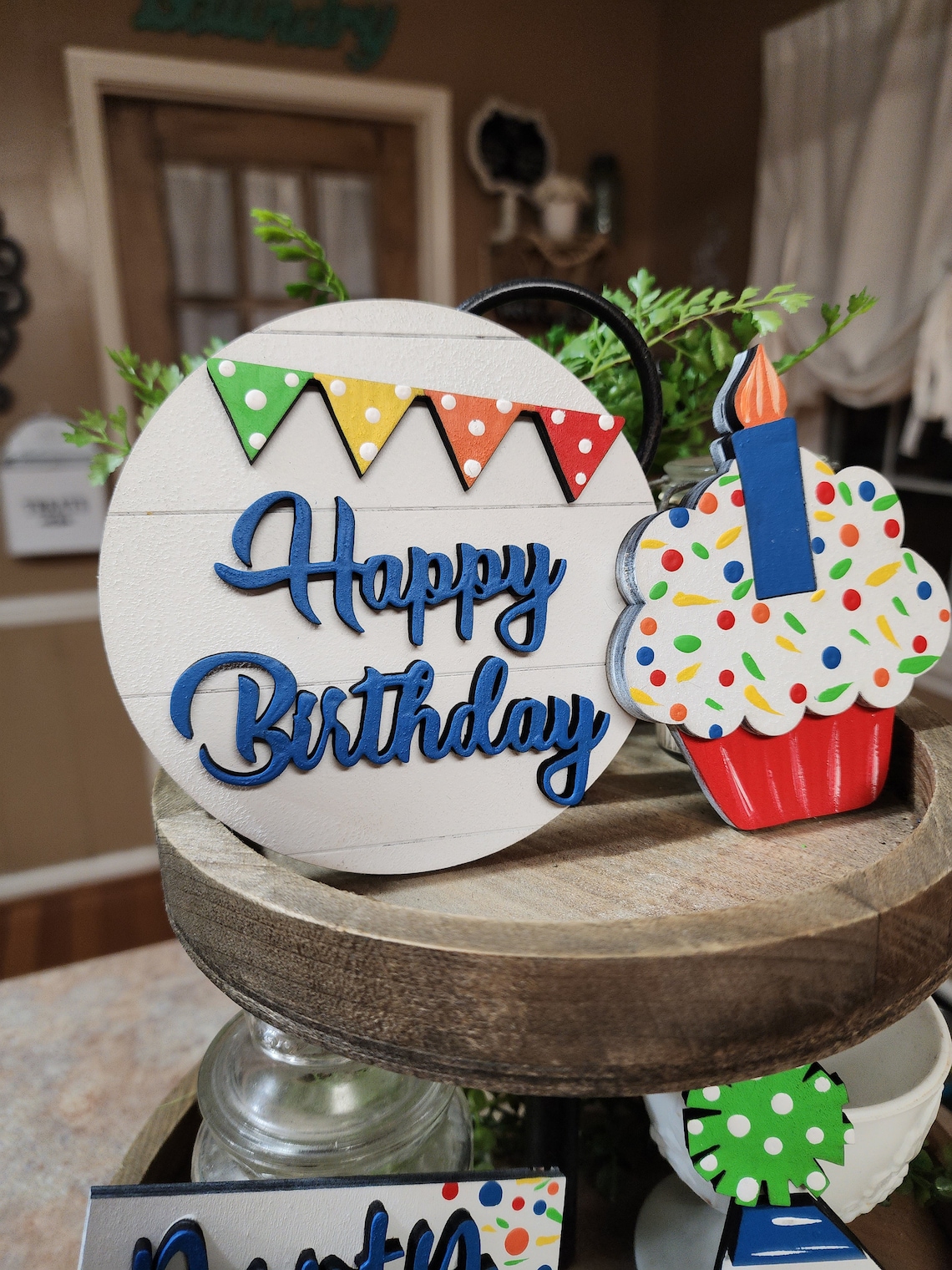 Birthday Tier Tray Decor - Etsy