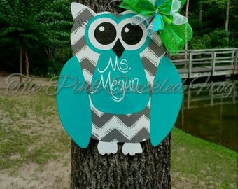 Owl Door Hanger | Etsy