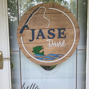 Fishing Baby Hospital Announcement, Fishing Baby Name Sign - Etsy