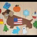 Interchangeable Weenie Dogs , Weenie Dog Door Signs, Dachshund Signs - Etsy
