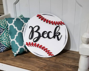 Baseball sign | Etsy