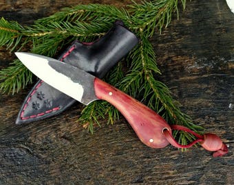 Small Red Knife - Etsy