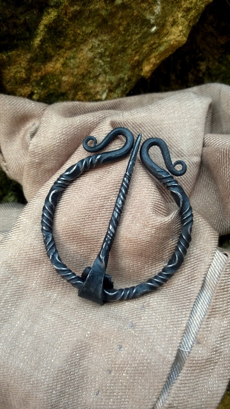 Made to Order Hand-forged Brooch Cloak Pin | Etsy