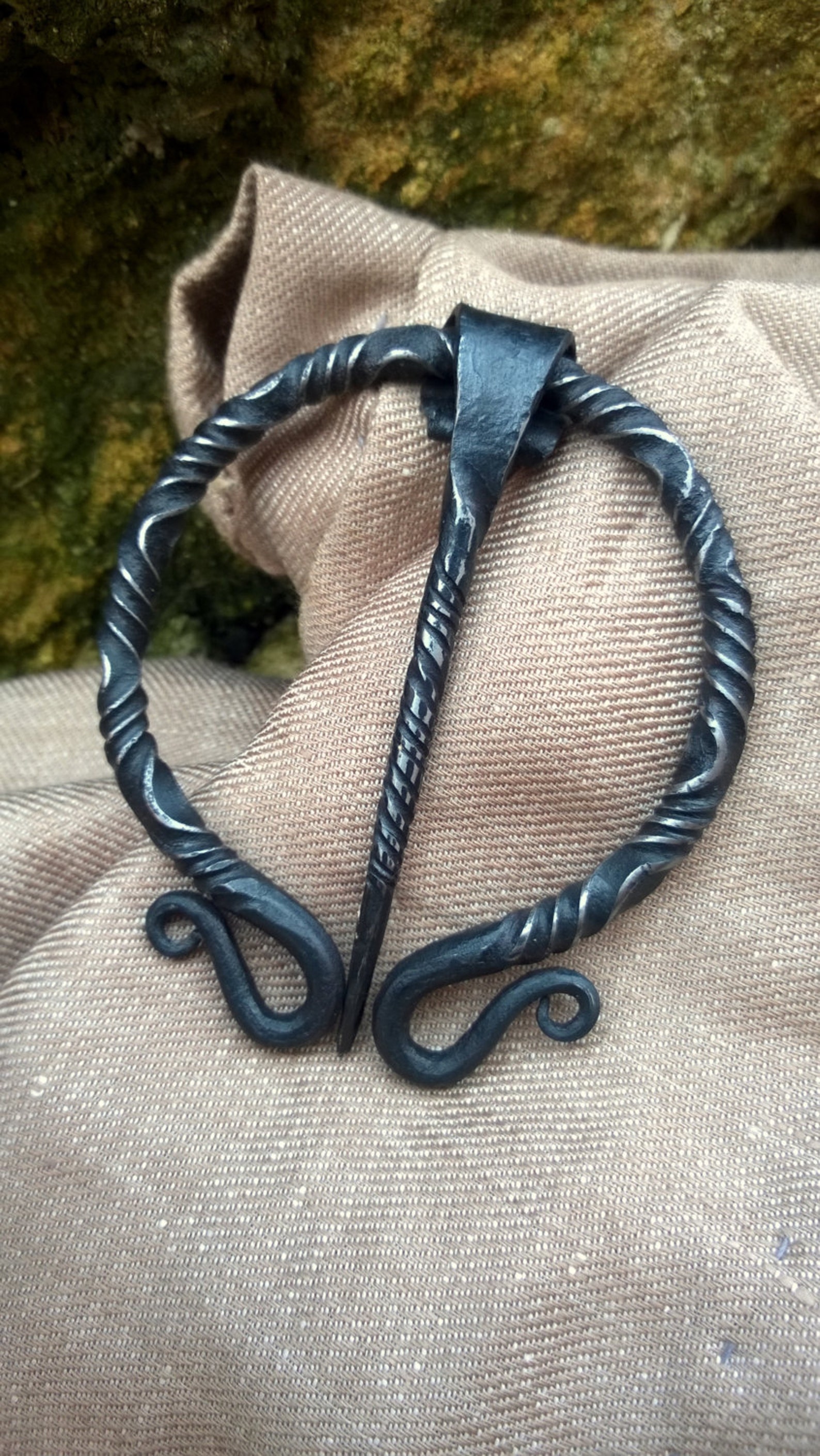 Made to Order Hand-forged Brooch Cloak Pin | Etsy