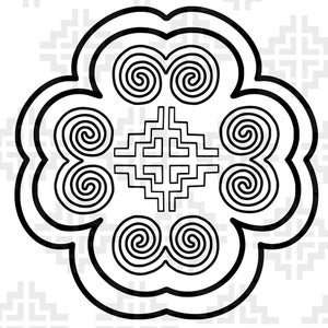 Instant Download SVG Hmong Qwj Snail Cut File, Hand Drawn - Etsy