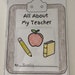 PRINTABLE All About My Teacher Booklet - Etsy
