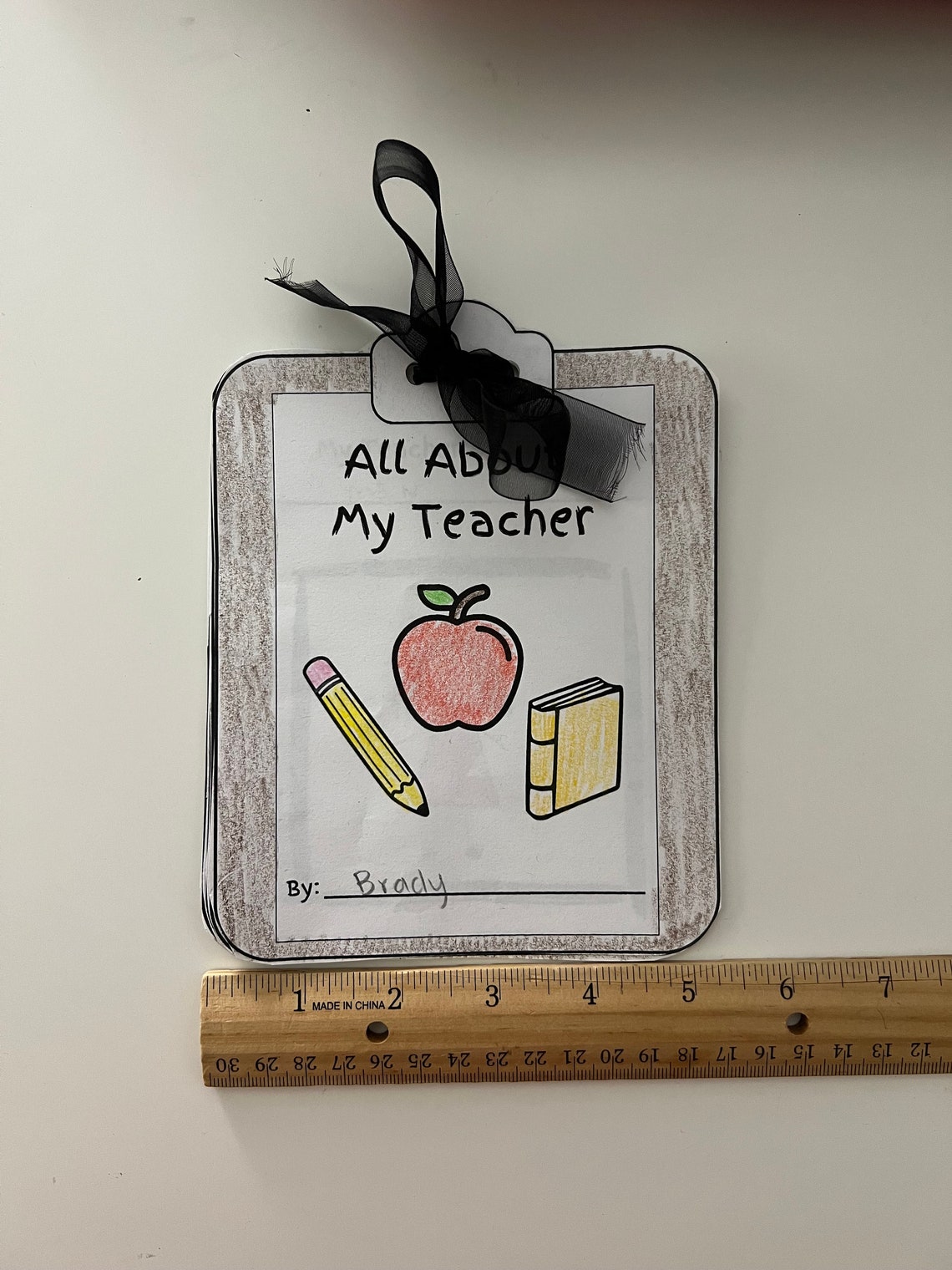 PRINTABLE All About My Teacher Booklet - Etsy