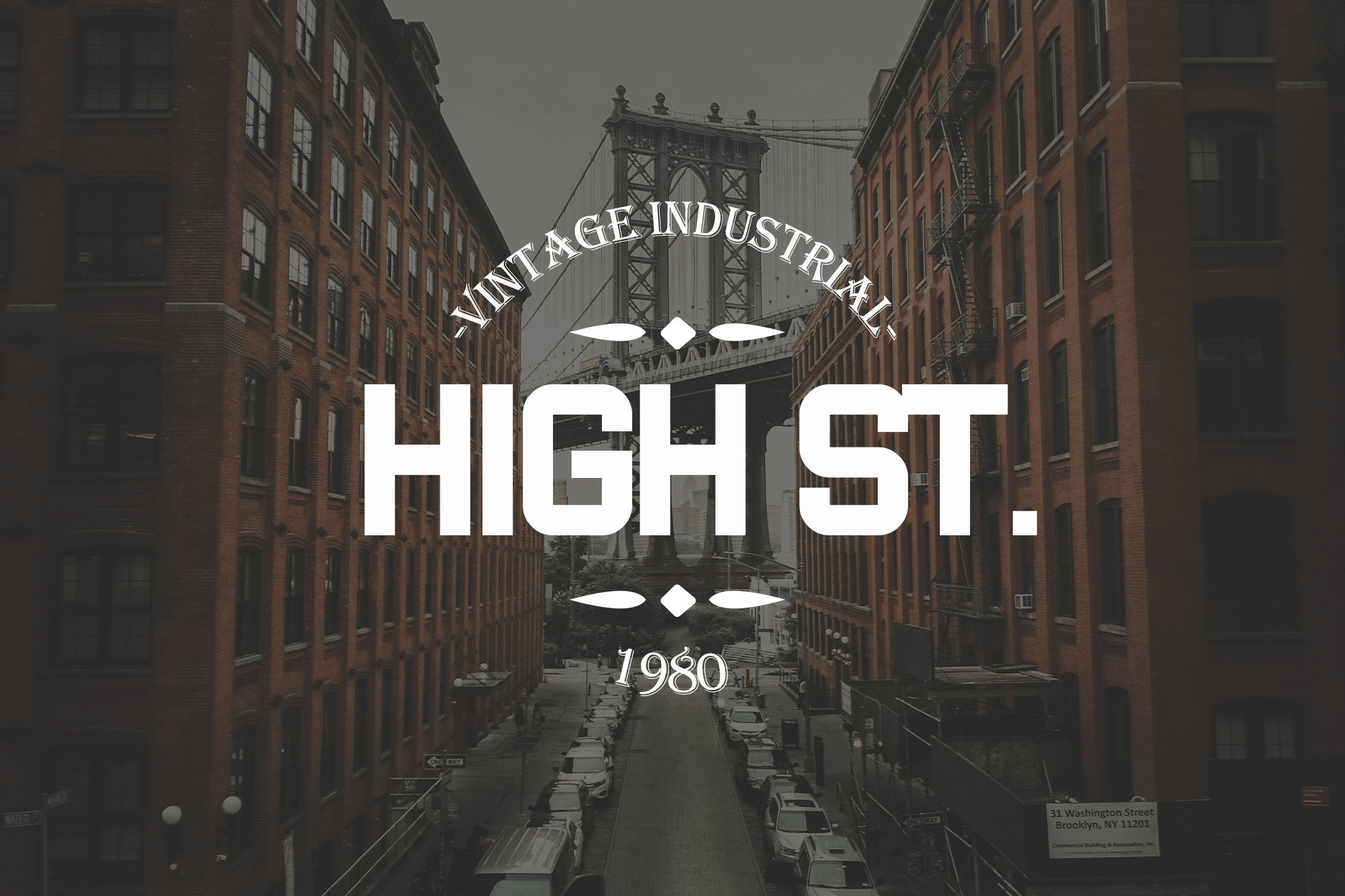 Industrial Font, Sans Serif Font, Modern Font, Vintage Font, Bold Font ...