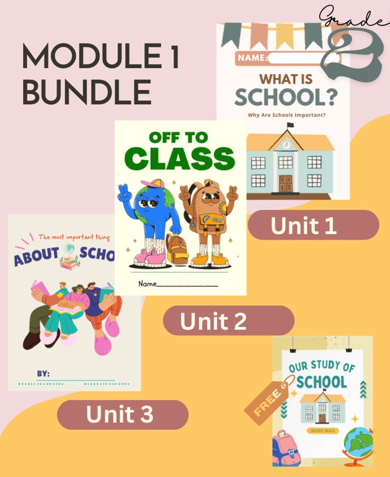 EL Education: Grade 2. Module 1 BUNDLE - Etsy
