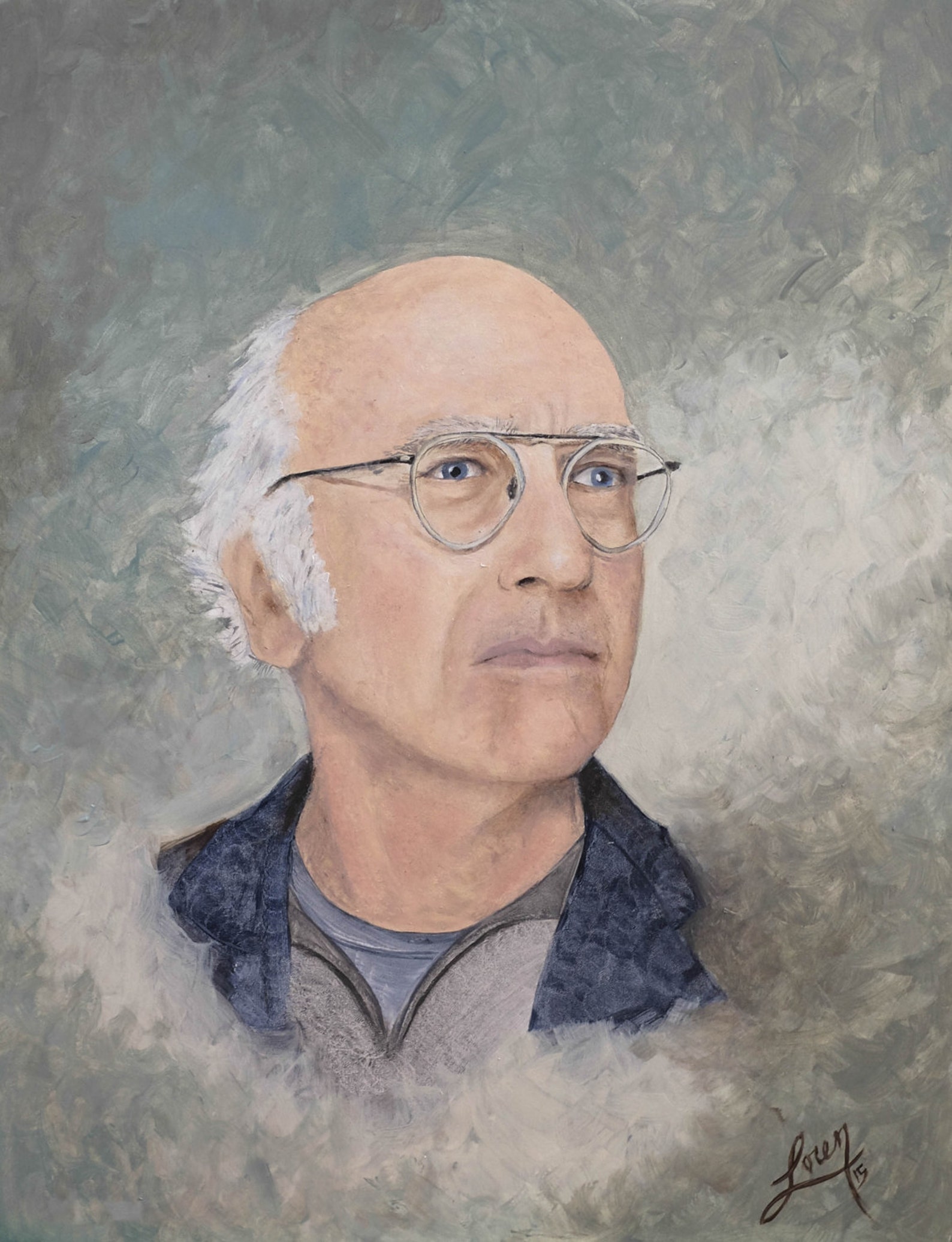 Larry David Portrait croustillants - Etsy France