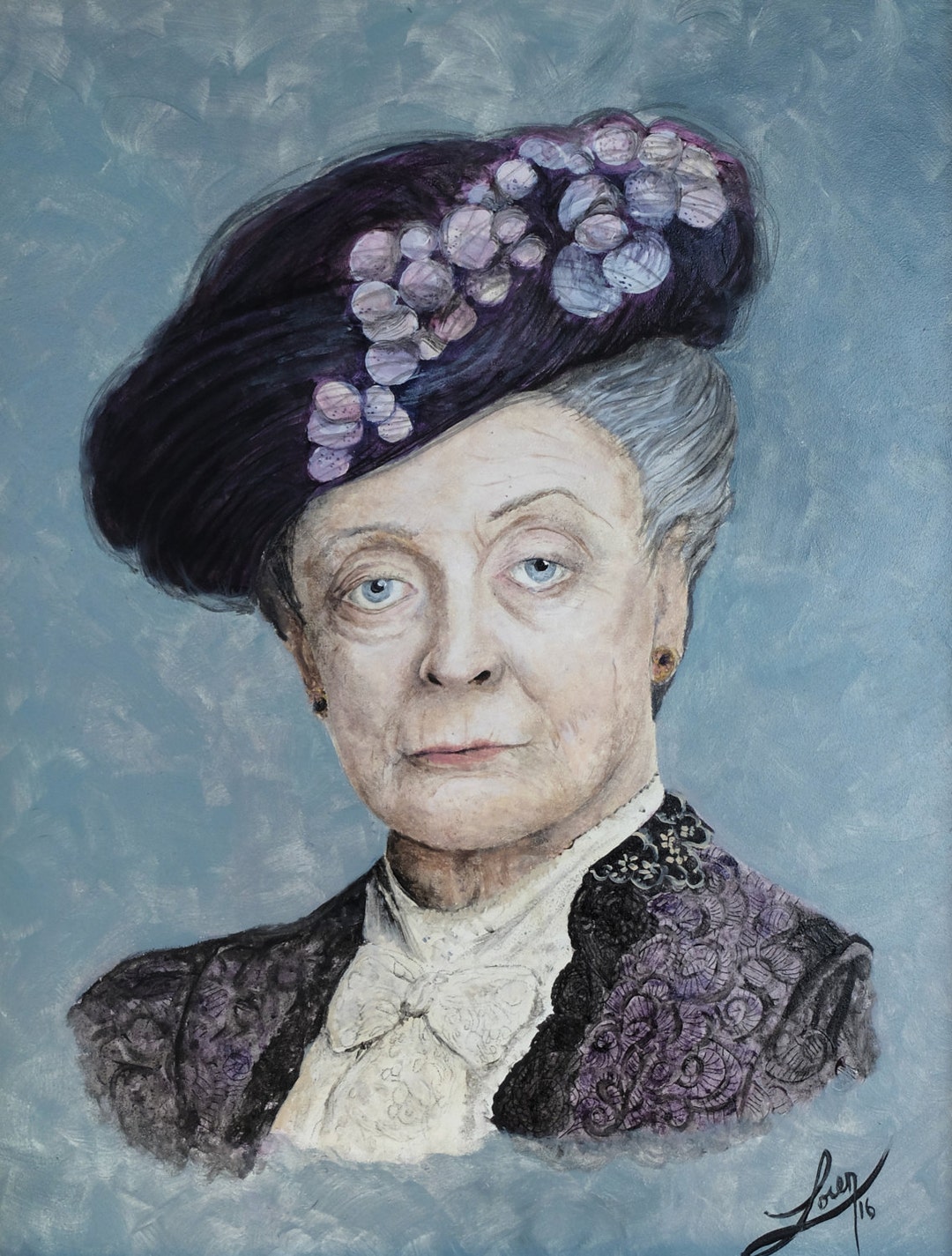 Maggie Smith Crusty Portrait - Etsy
