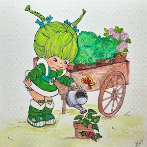 Rainbow Brite Patty O'green Color Kid Art Print - Etsy