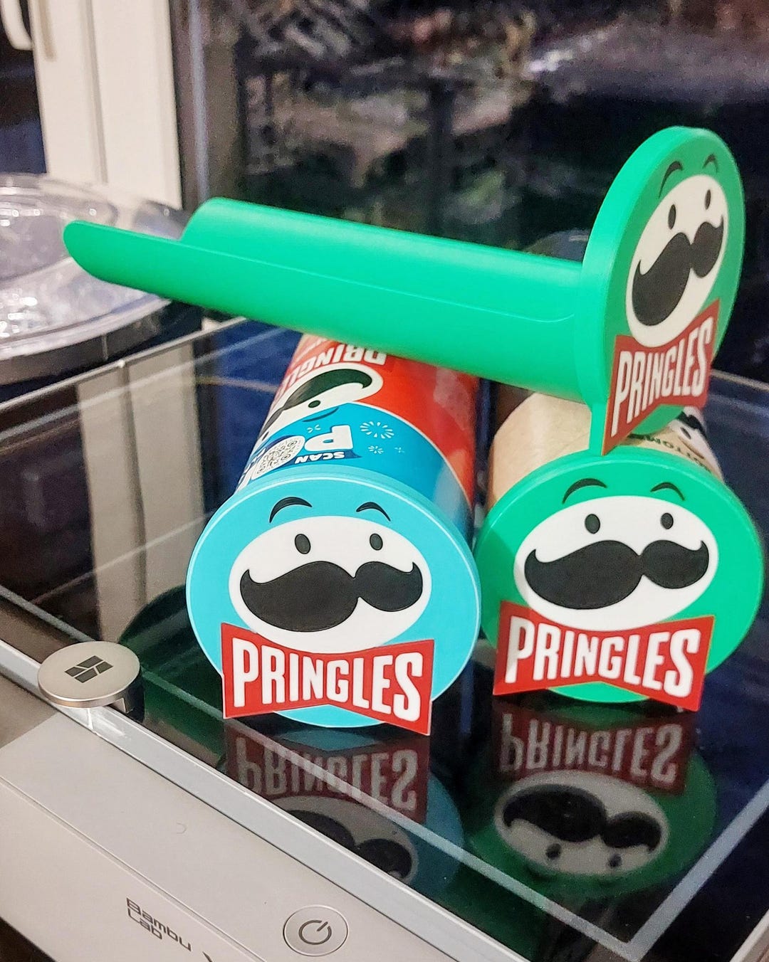 Pringles Chip Snack Dispenser Tray Holder Lid - Chip Holder Gift for ...