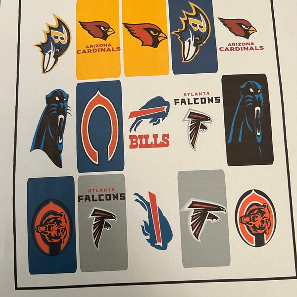 Nfl Stickers - Etsy
