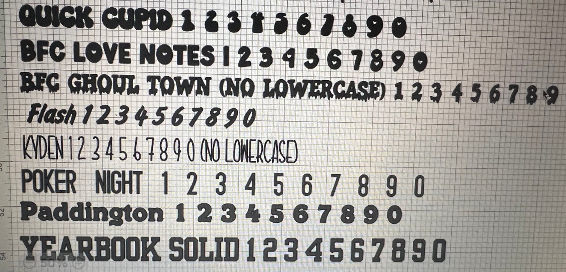 Vinyl Letters And/or Numbers - Etsy