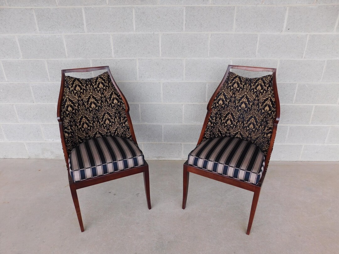 Baker Furniture Jacques Garcia Collection Malmaison Side Chairs - a ...