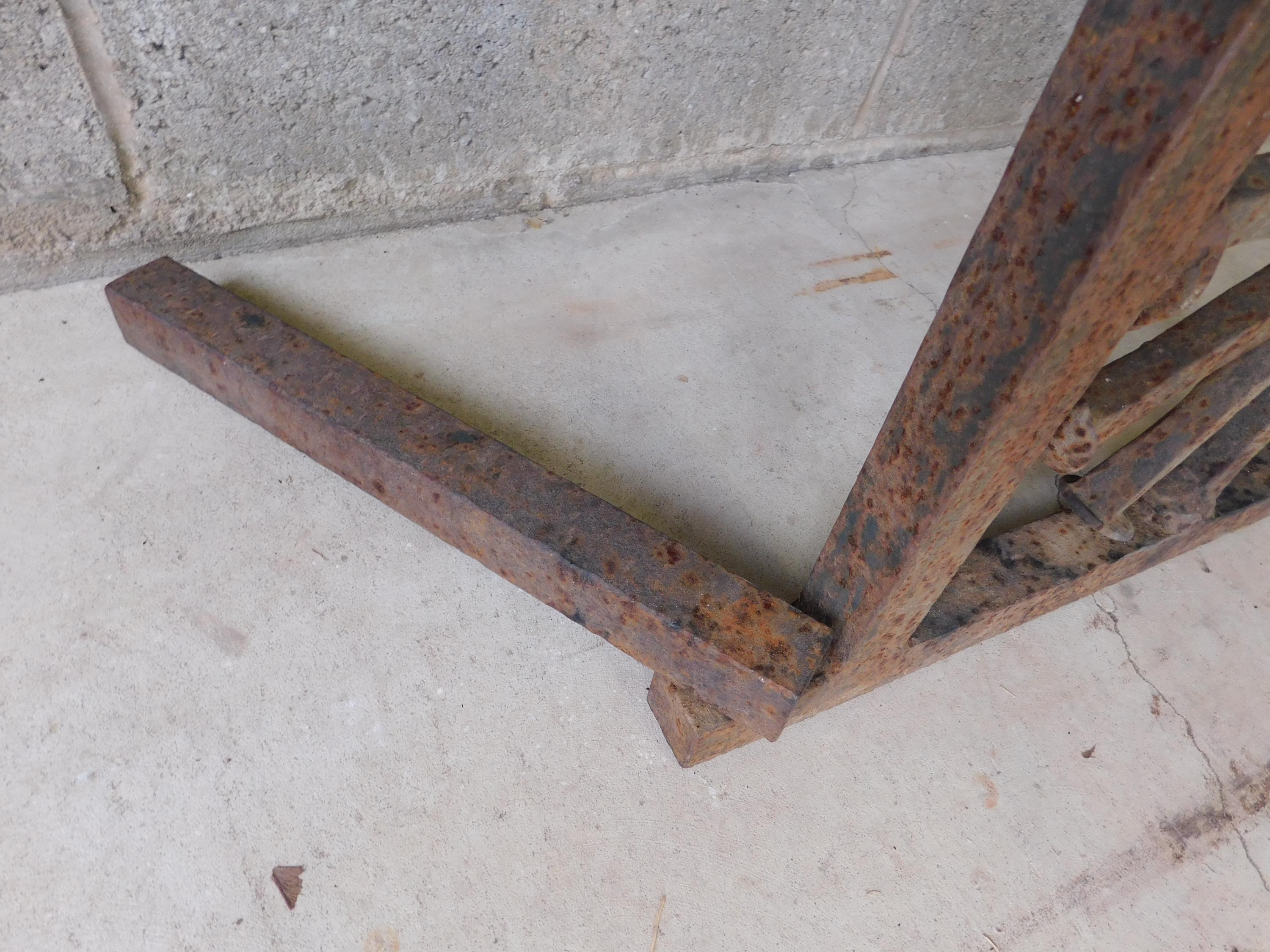 Monumental Hand Crafted Railroad Tie Design Gate 85h X 40w (shipping is ...