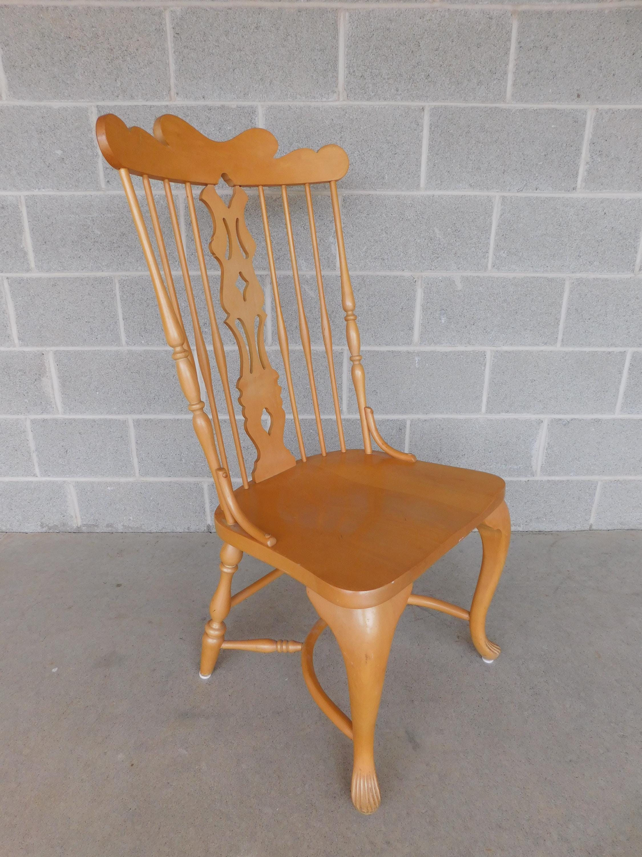 Virginia House Maple High Back Windsor Chairs - Set of 6 (shipping is ...