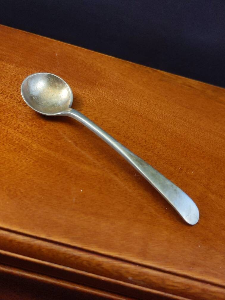 Antique John Round & Son Benares Mustard Spoon - Etsy