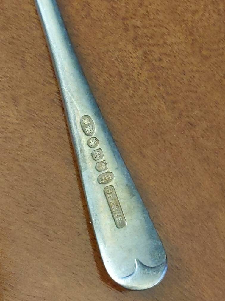 Antique John Round & Son Benares Mustard Spoon - Etsy UK