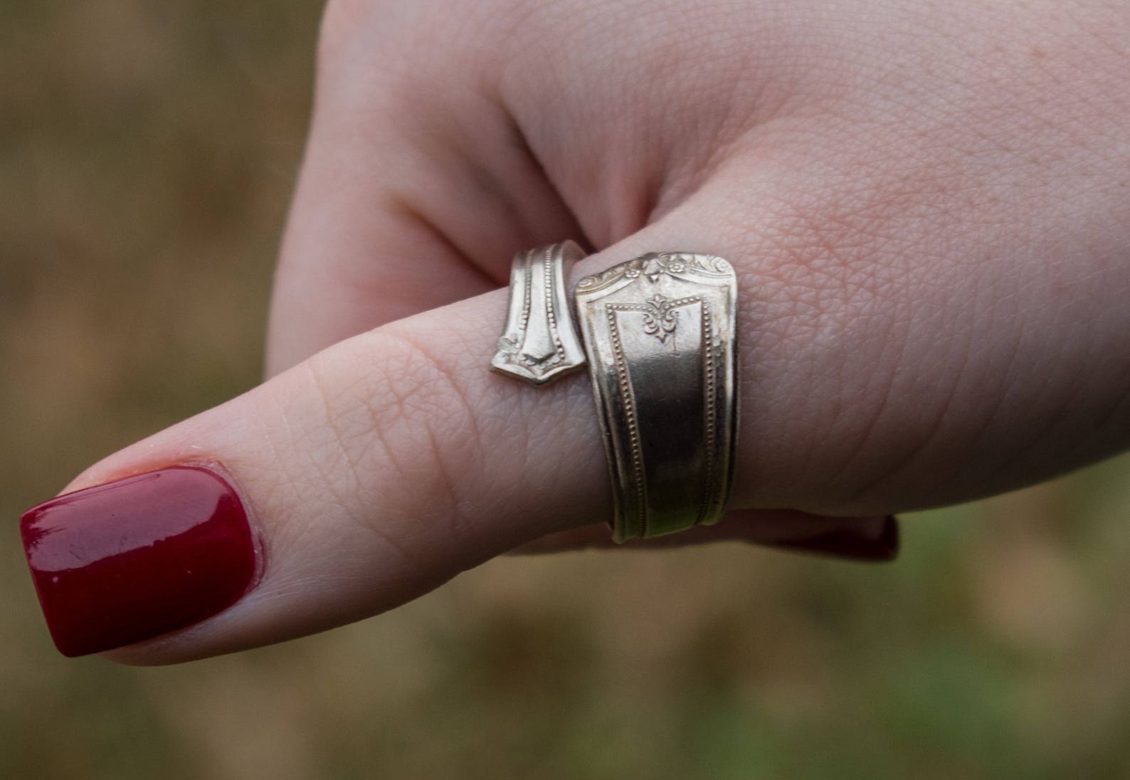 Silver Spoon Ring - Etsy