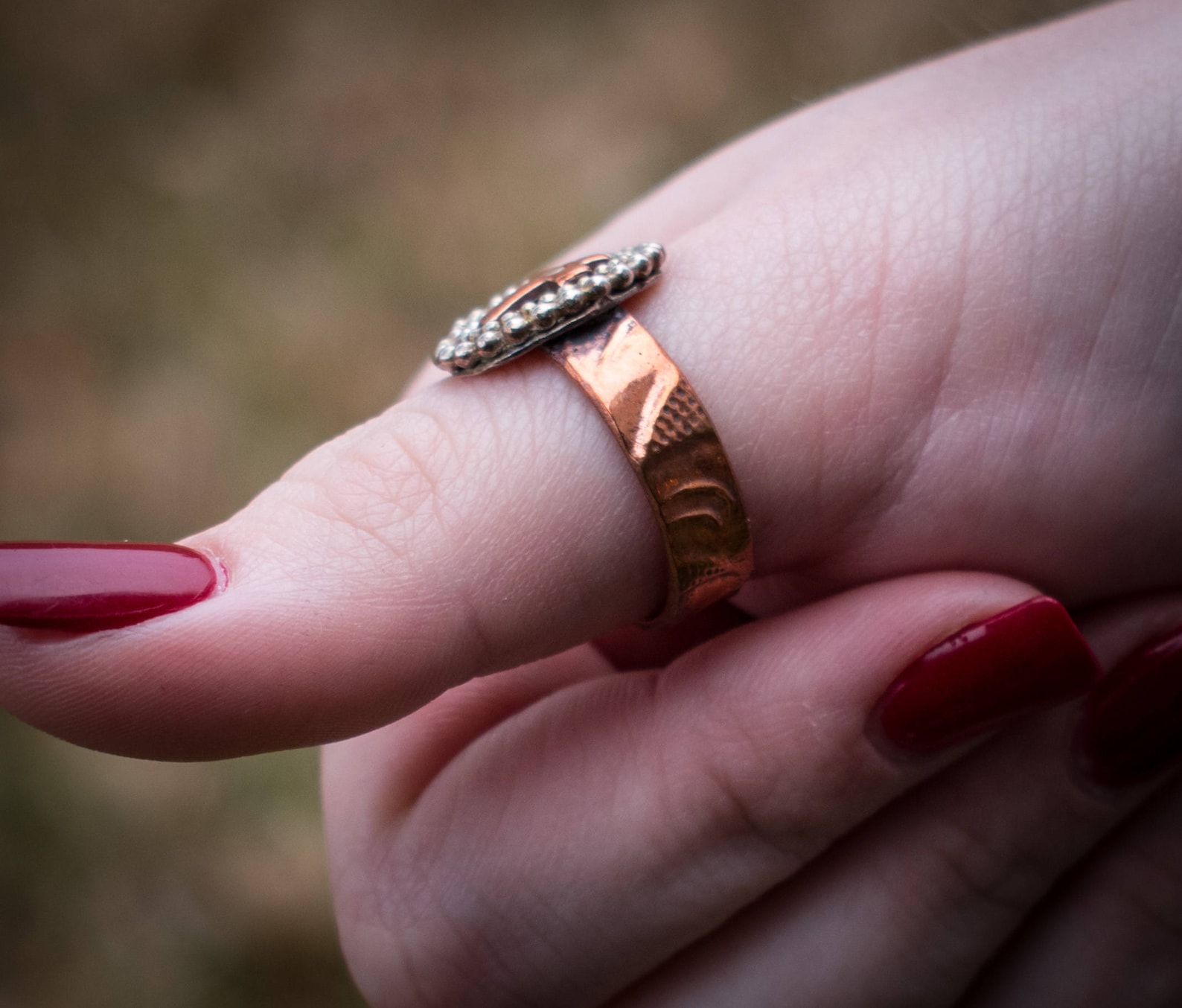 Cross Ring - Oval - Etsy