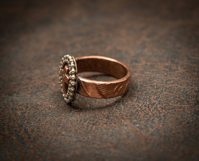 Cross Ring - Oval - Etsy