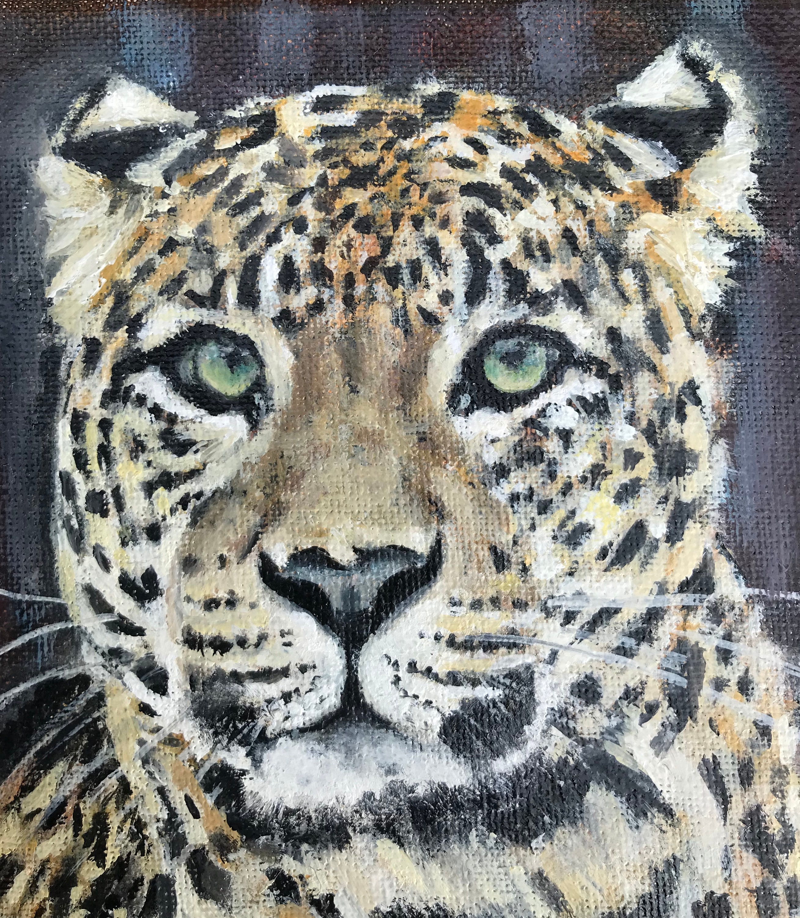 Leopard Oil Painting