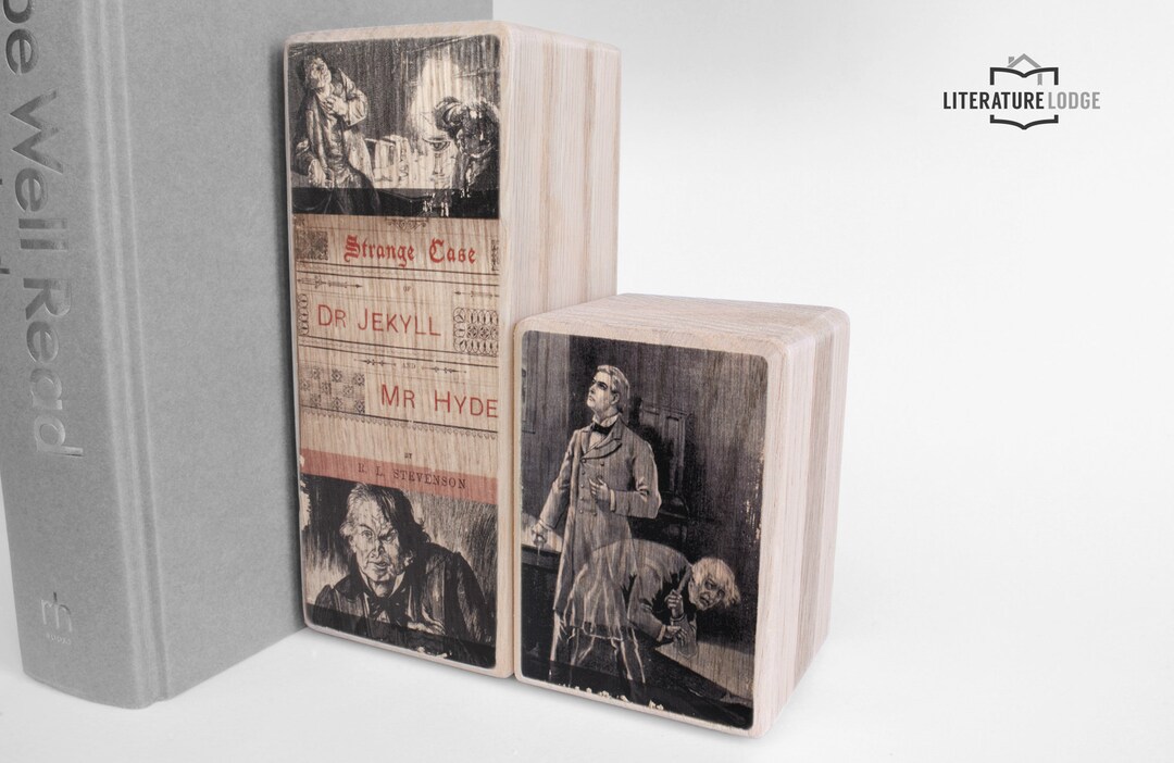 Literary Bookend: the Strange Case of Dr. Jekyll and Mr. Hyde - Etsy