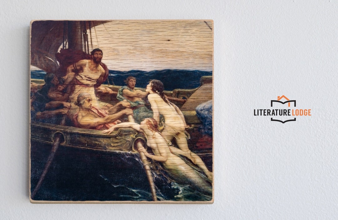 Literary Wall Tile: the Odyssey homer - Etsy