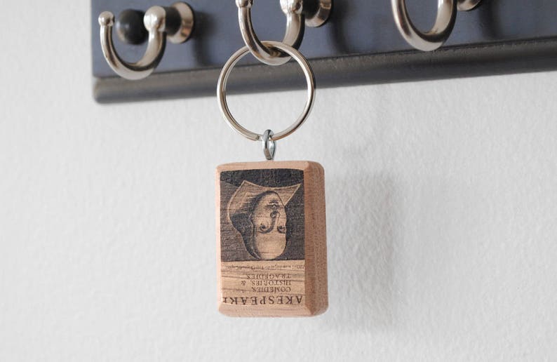 Literary Keychain: William Shakespeare hamlet | Etsy