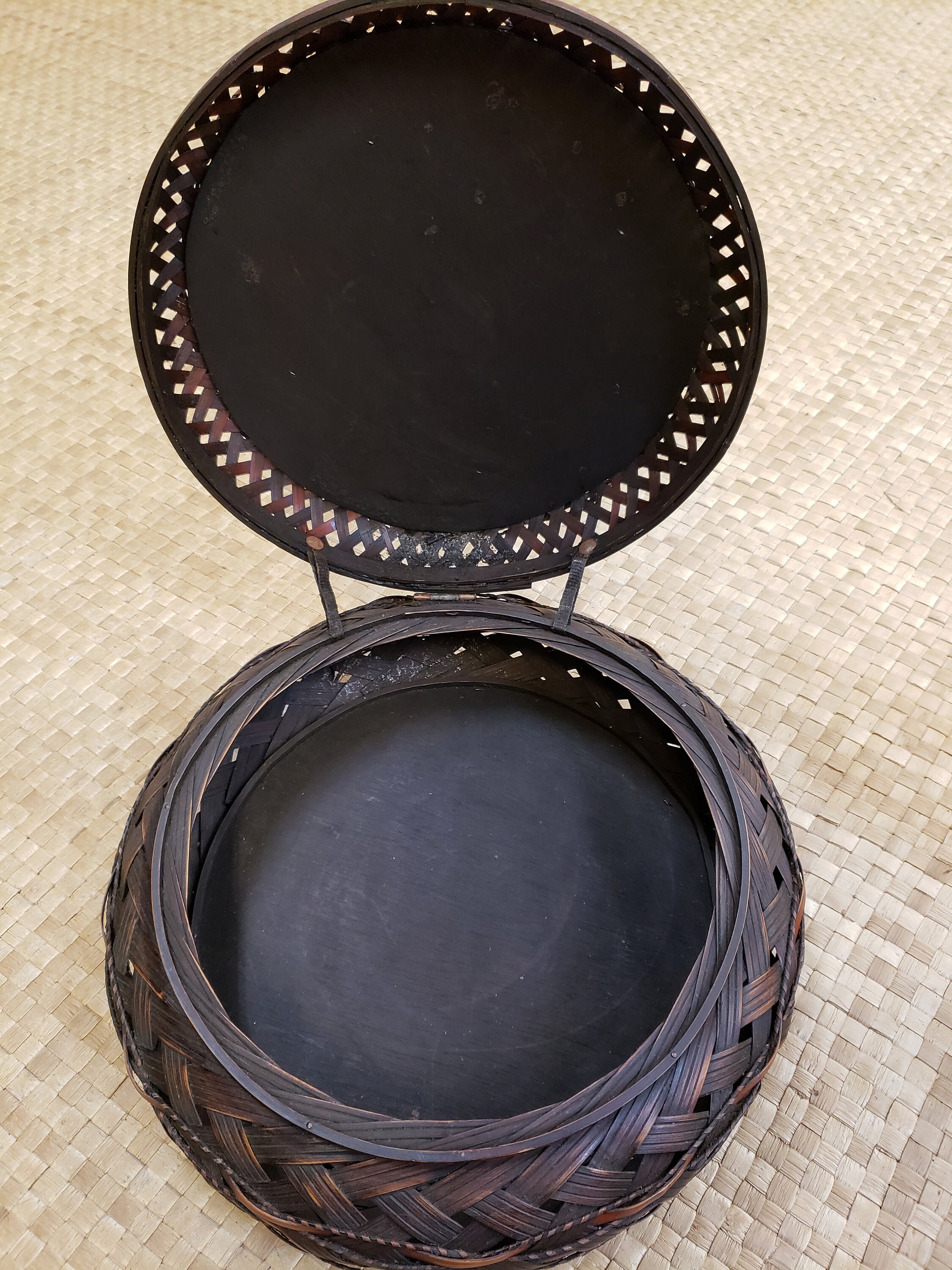 Round Bamboo Nesting Baskets - Etsy