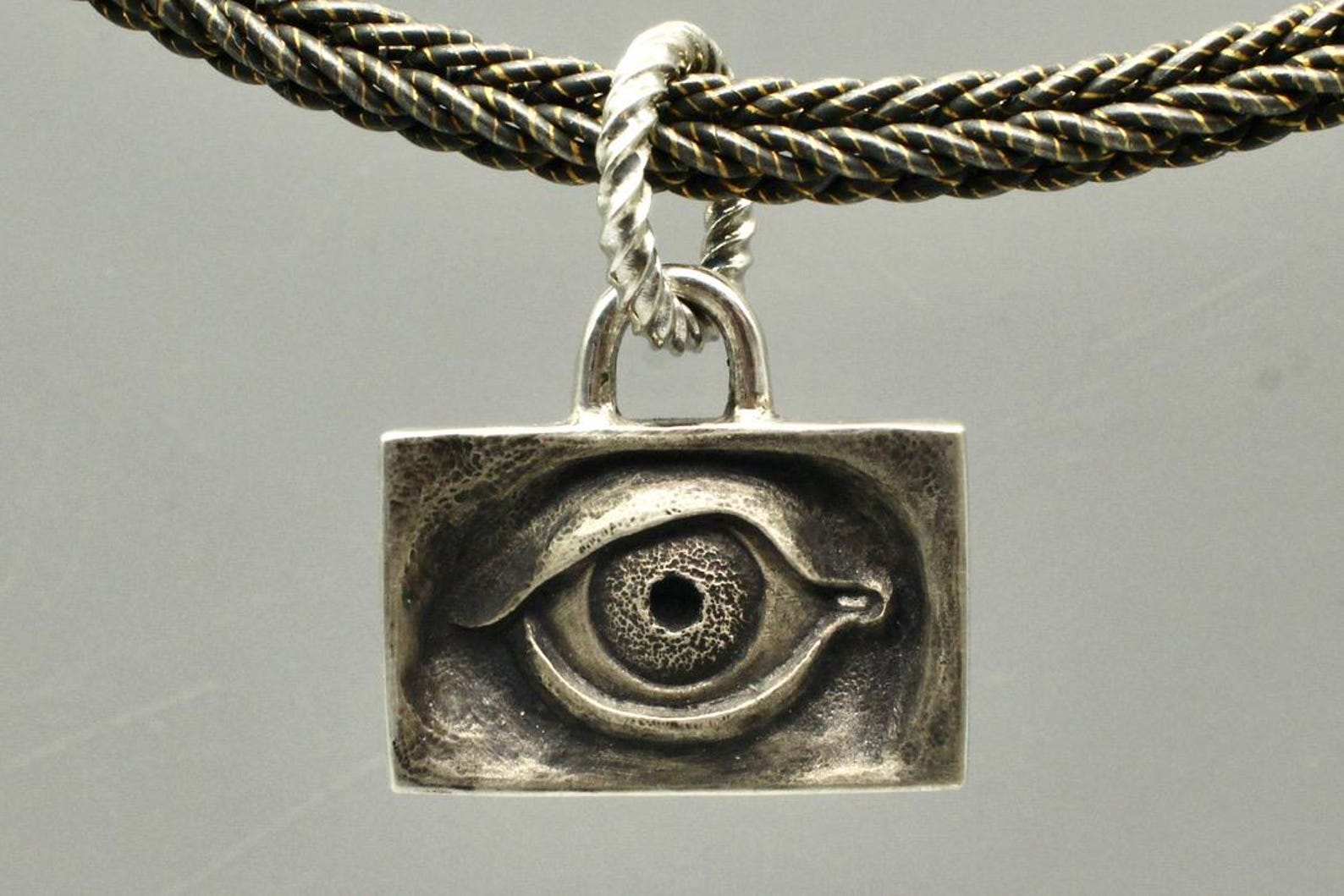 Eye See You, Pendant, Sterling Silver Sculpted Eye, Made Bespoke - Etsy