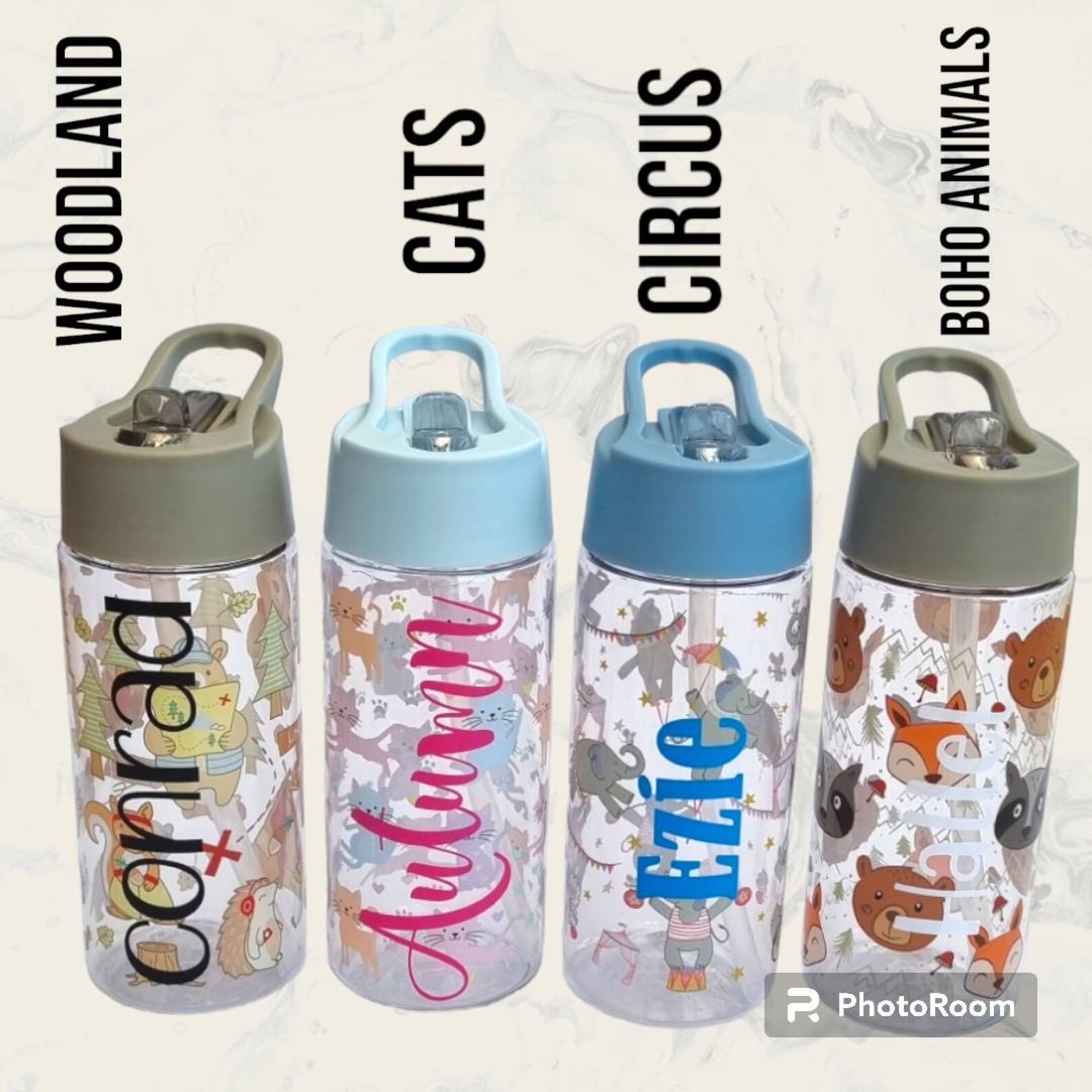 Personalised Kids Water Bottle, Back to School, Drink Bottle, Wedding ...