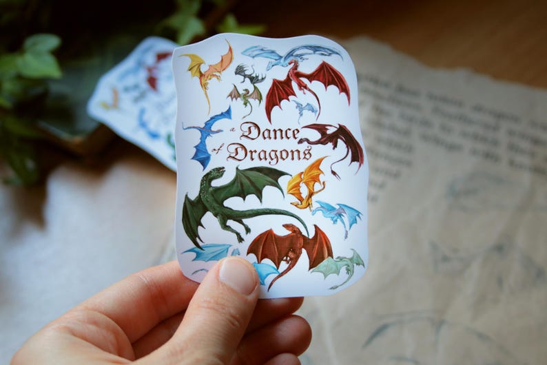 Drachentanz-Sticker || Fantasy-Planer-Journal - Etsy.de