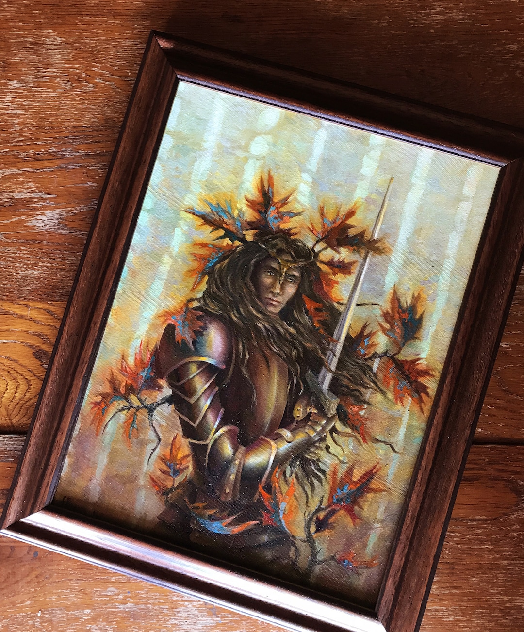 Fantasy Warrior - Oil Painting - Fantasy Forest Creature - Etsy