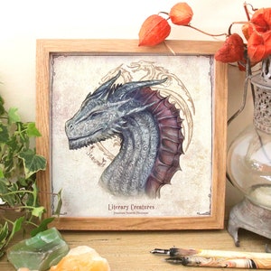 Dragons || Paper Prints || Wall Art Decor || Fantasy Dragon Prints - Etsy
