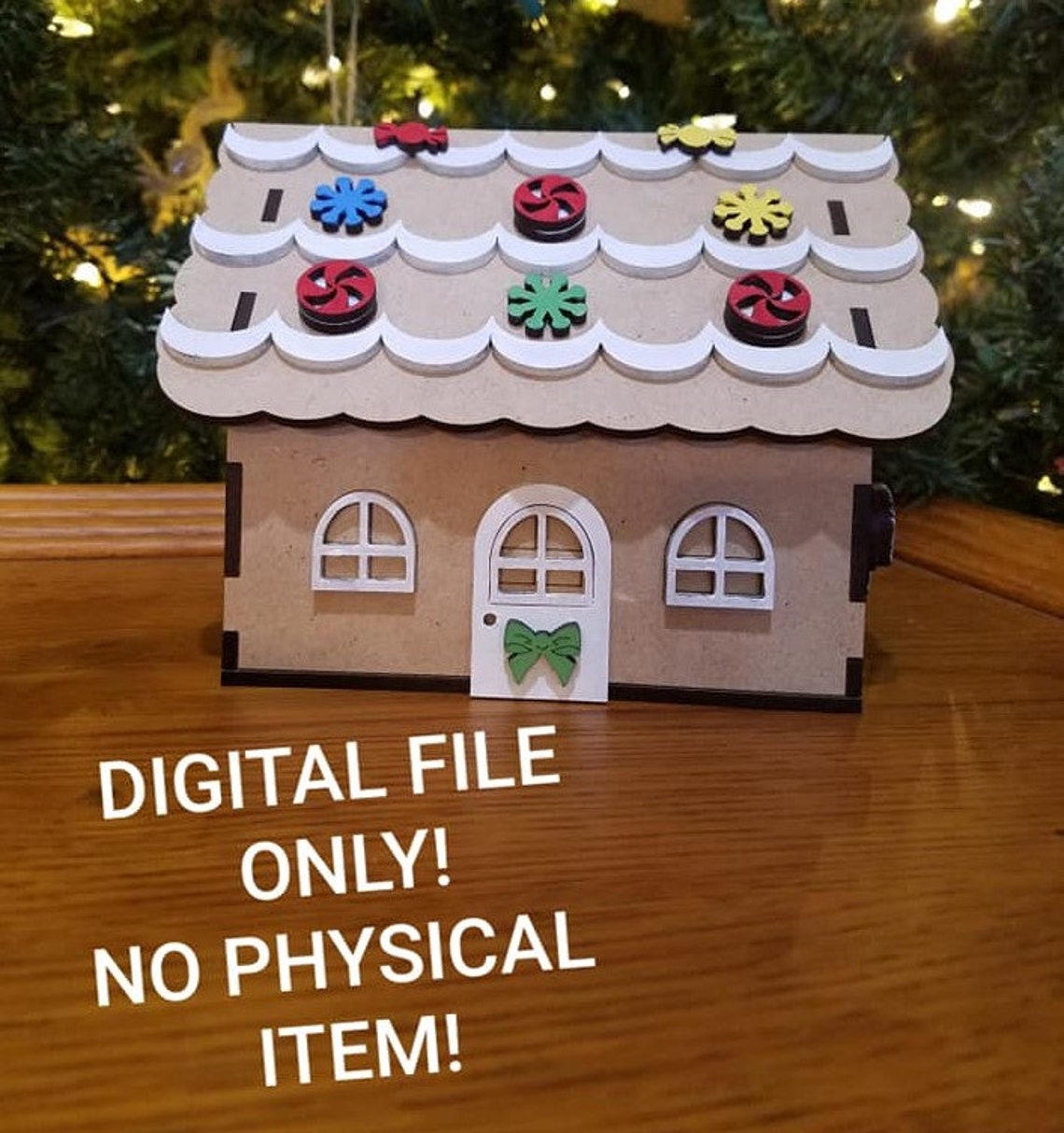 SVG File for a Gingerbread House Kit - Etsy Canada