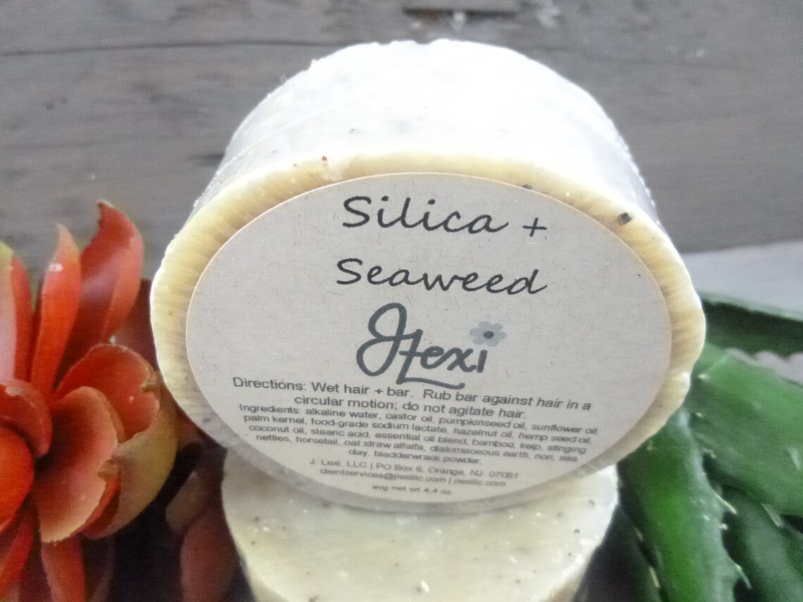 Silica + Seaweed, Silica Shampoo Bar, Seaweed Poo Bar, Handmade Shampoo ...