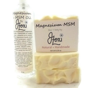 Magnesium + MSM, Magnesium Oil, Msm, Magnesium Msm Soap, Handmade Soap ...